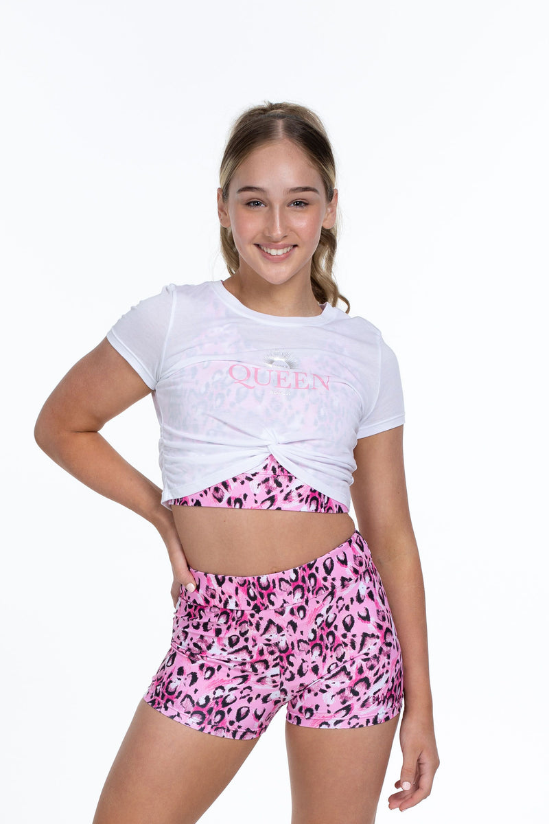 BLOCH X Flo Active Twist Front Tee, White – BLOCH Dance US