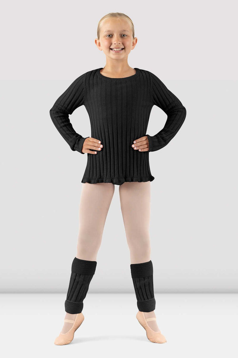 Girls Rose Twist Back Sweater, Black – BLOCH Dance US