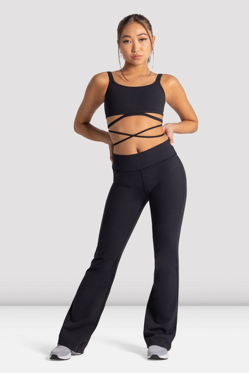 Girls Signature Tie Waist Crop Top, Black – BLOCH Dance US