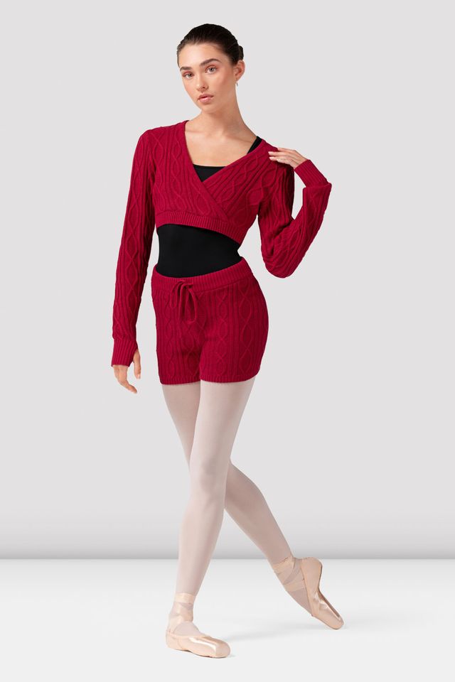 Ladies Lutina Knit Short, Red – BLOCH Dance US