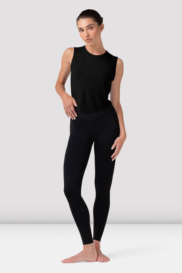 Ladies Nacy Twist Back Top, Black – BLOCH Dance US