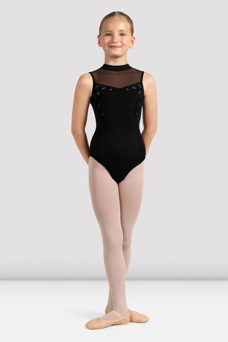 Girls Dahlia High Neck Leotard, Black – BLOCH Dance US