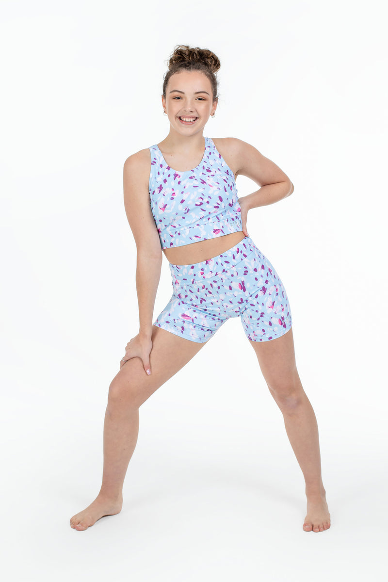 BLOCH X Flo Active Nicole Bike Shorts, Blue – BLOCH Dance US